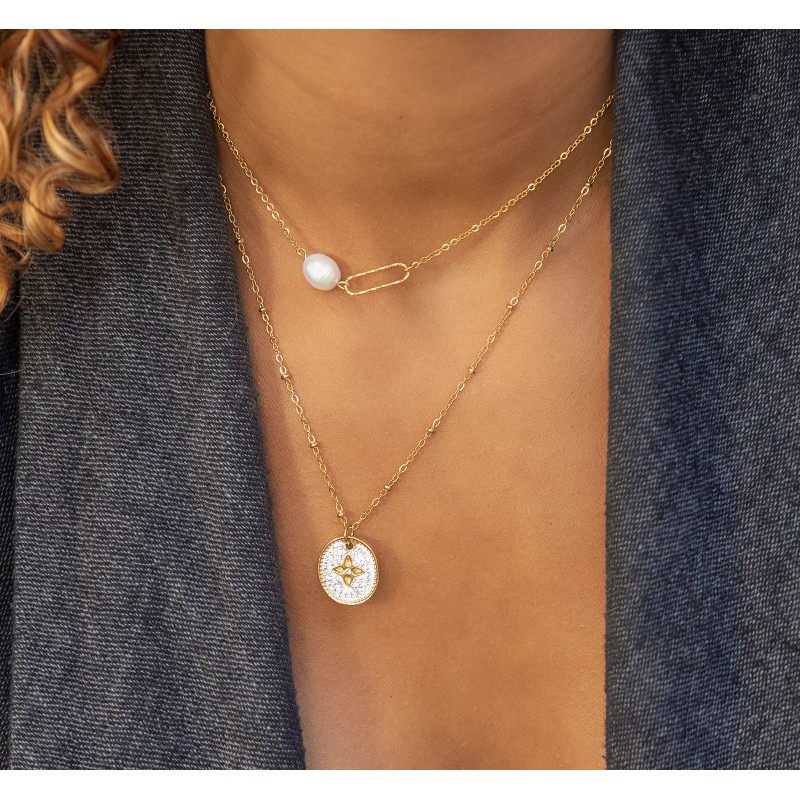 Collier Ras de cou Perle